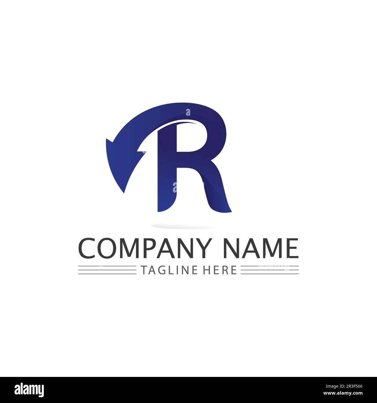 R plus logo vector vectors hi-res stock photography and images - Alamy