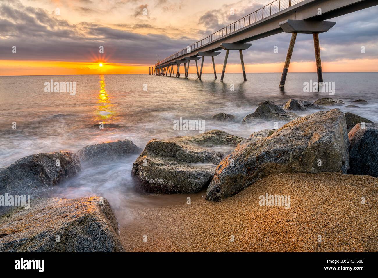 Spain pier hi-res stock photography and images - Alamy
