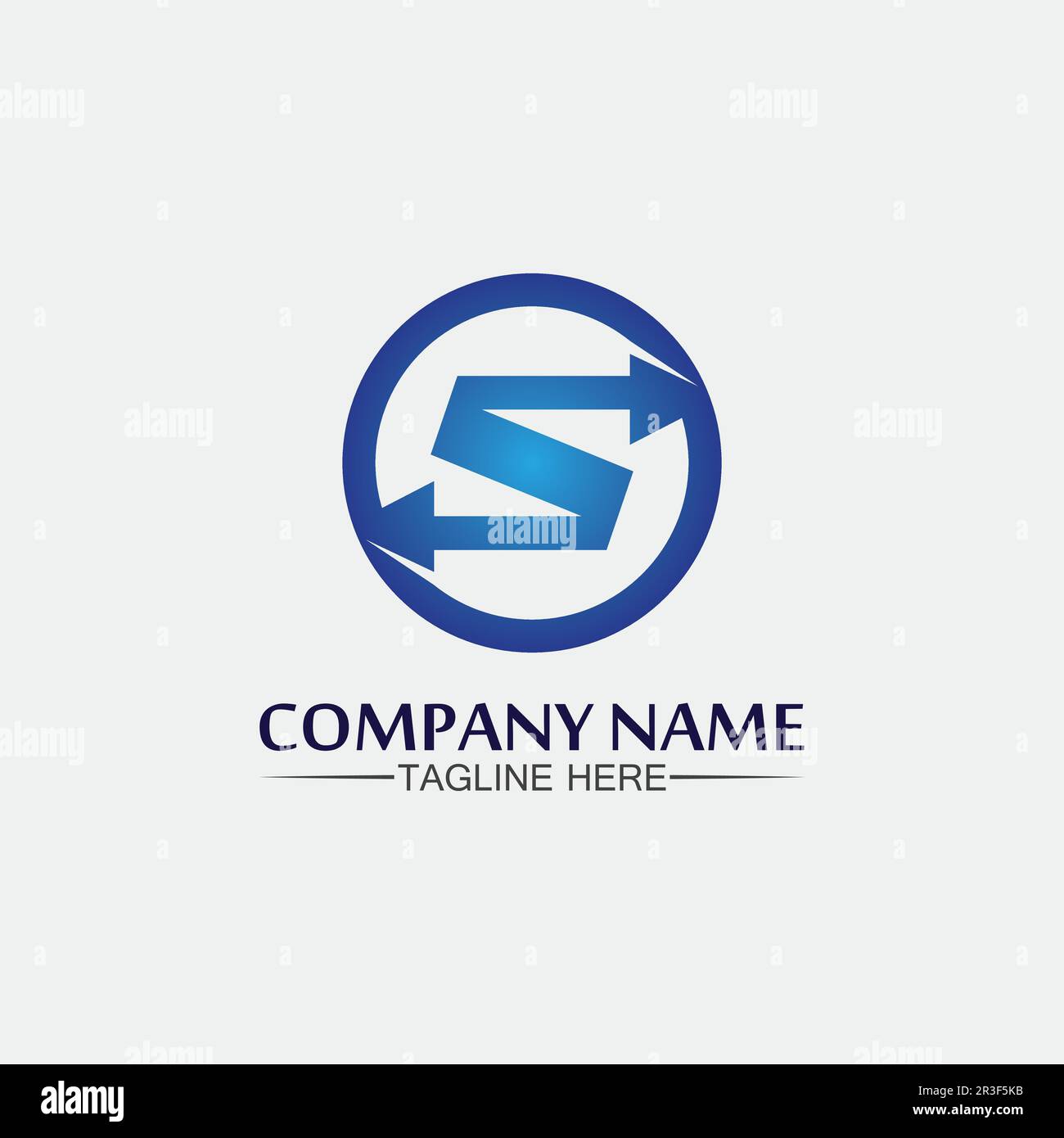 Business corporate S letter logo design vector Stock Vector Image & Art ...
