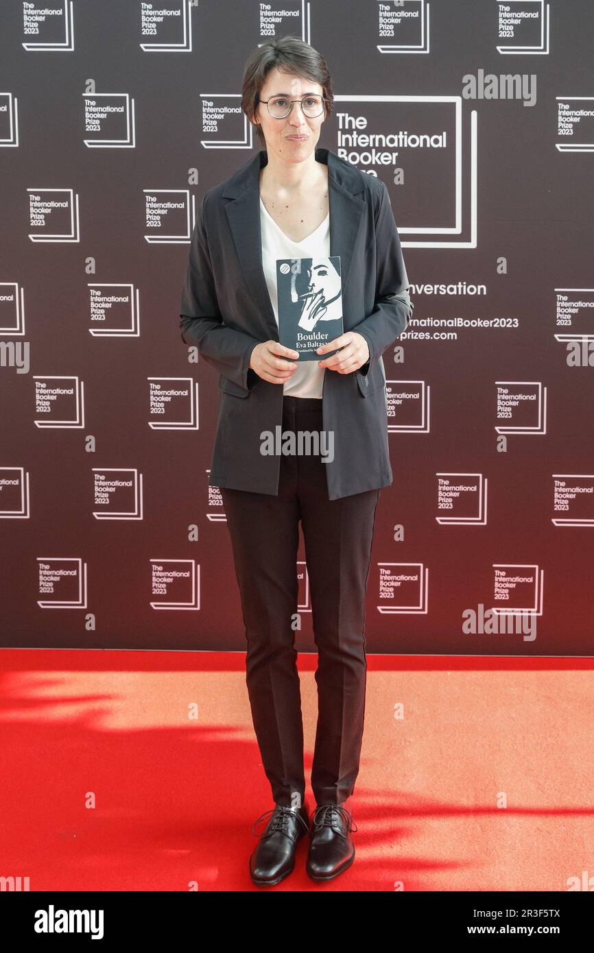 London, UK. 23rd May, 2023. 'Boulder' author Eva Baltasar. Authors ...