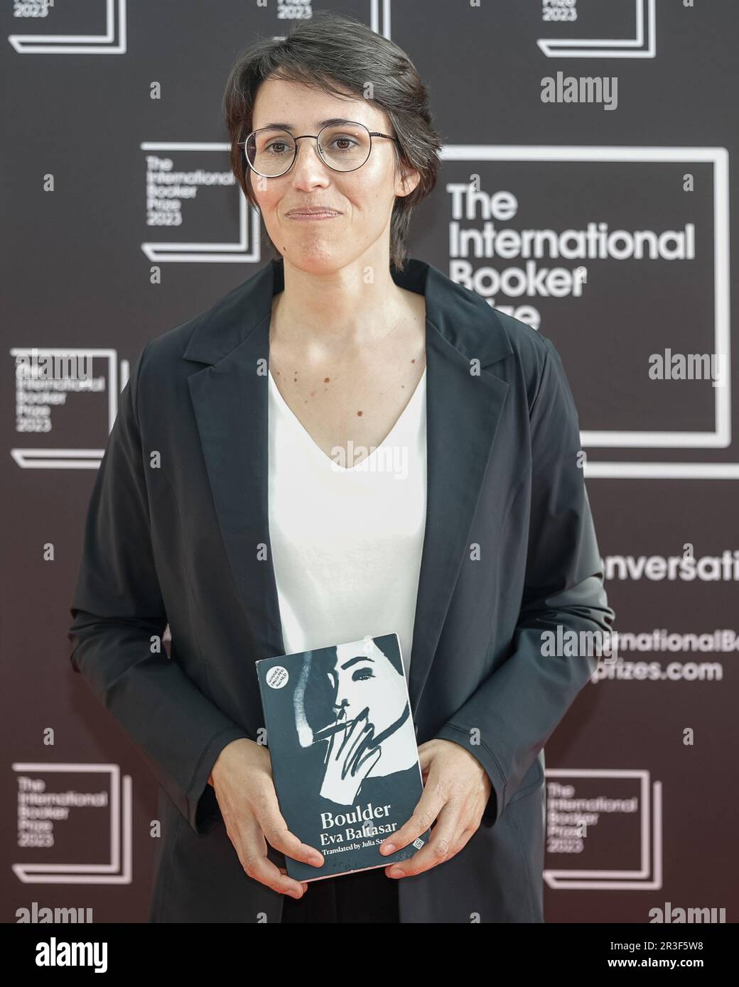 London, UK. 23rd May, 2023. 'Boulder' author Eva Baltasar. Authors ...