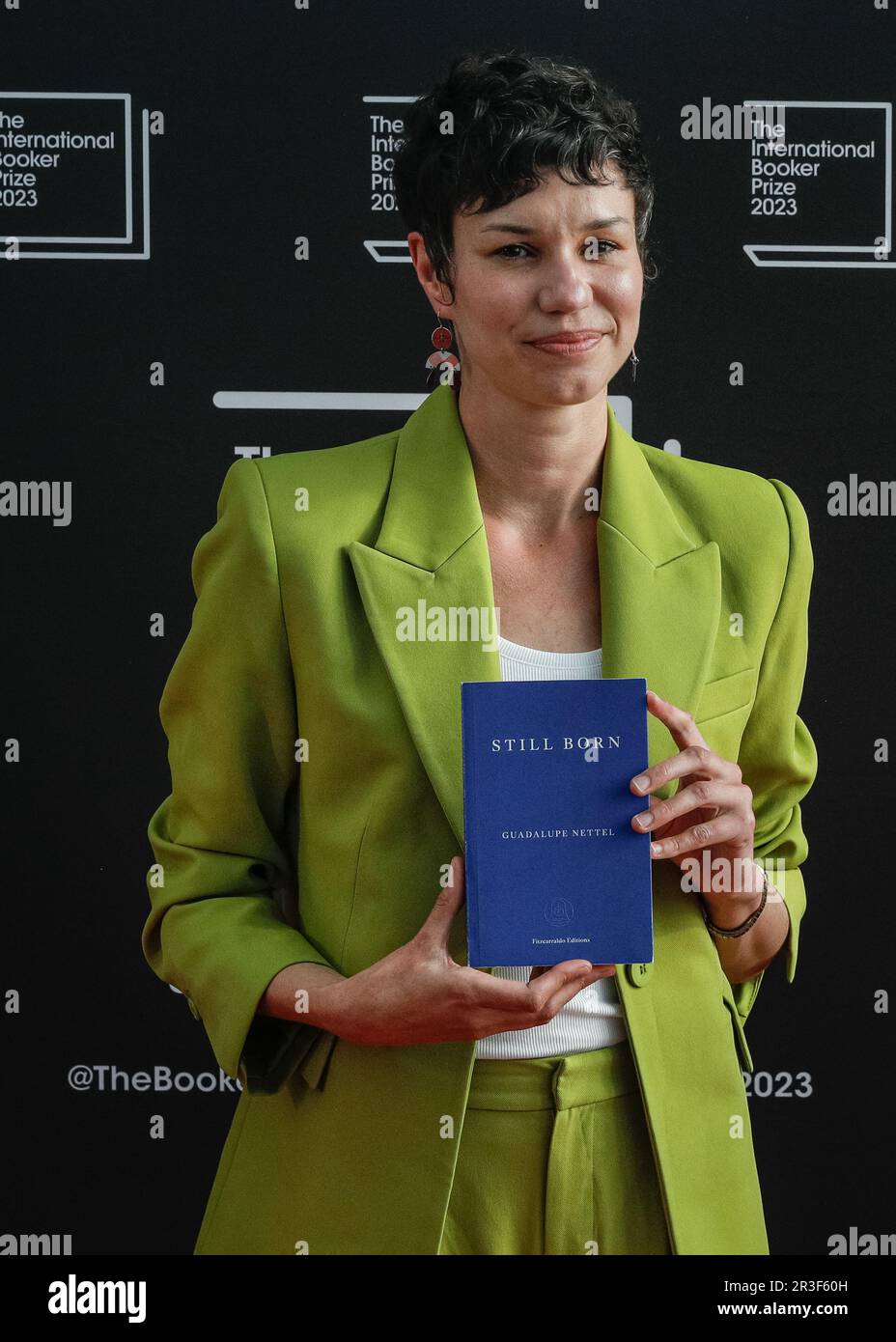 London, UK. 23rd May, 2023. 'Still Born' translator Rosalind Harvey ...