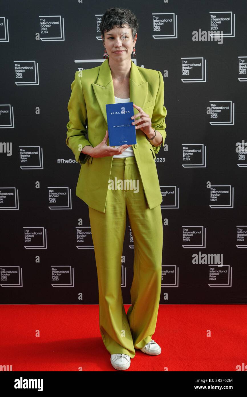 London, UK. 23rd May, 2023. 'Still Born' translator Rosalind Harvey ...