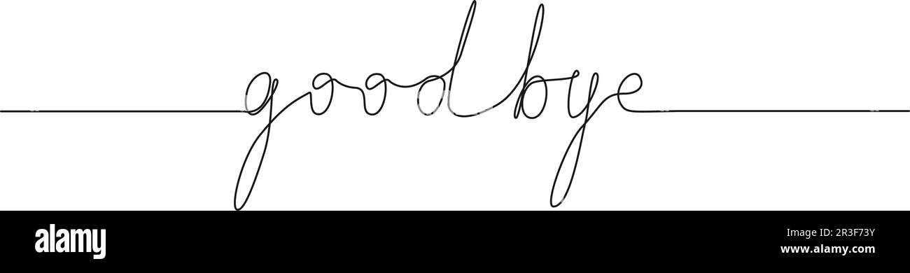 Writing farewell Stock Vector Images - Alamy