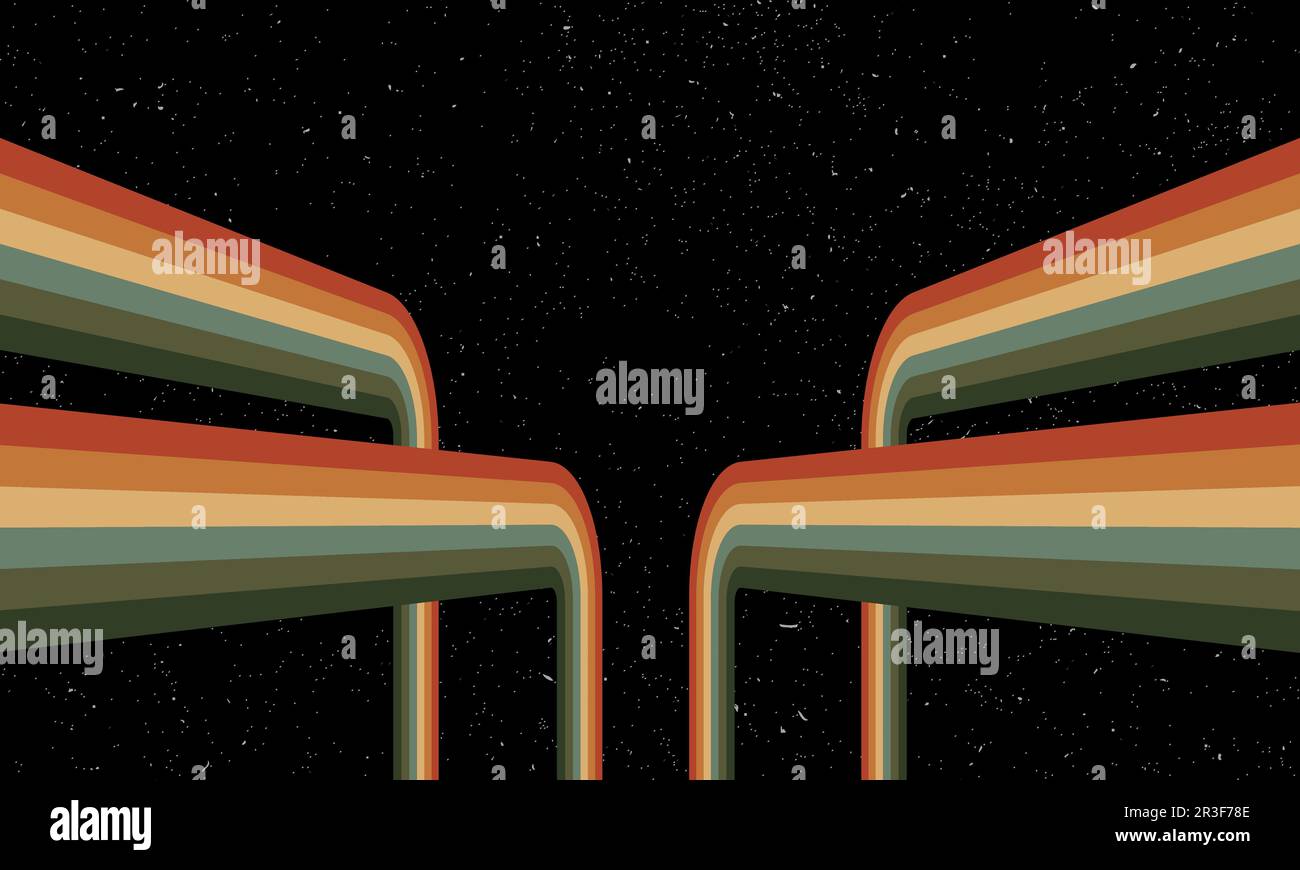 Vintage Striped Backgrounds, Posters, Banner Samples, Retro Colors from ...