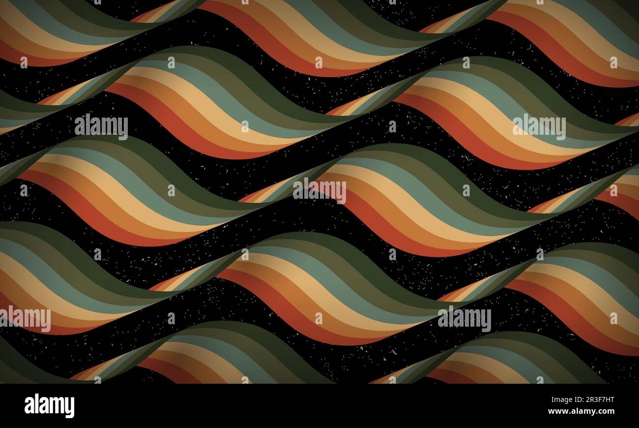 Vintage Striped Backgrounds, Posters, Banner Samples, Retro Colors from ...