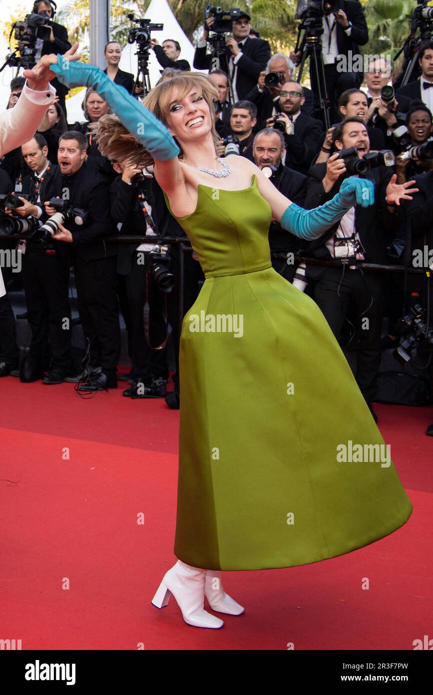 Rupert Friend and Maya Hawke pose for photographers upon arrival at the ...