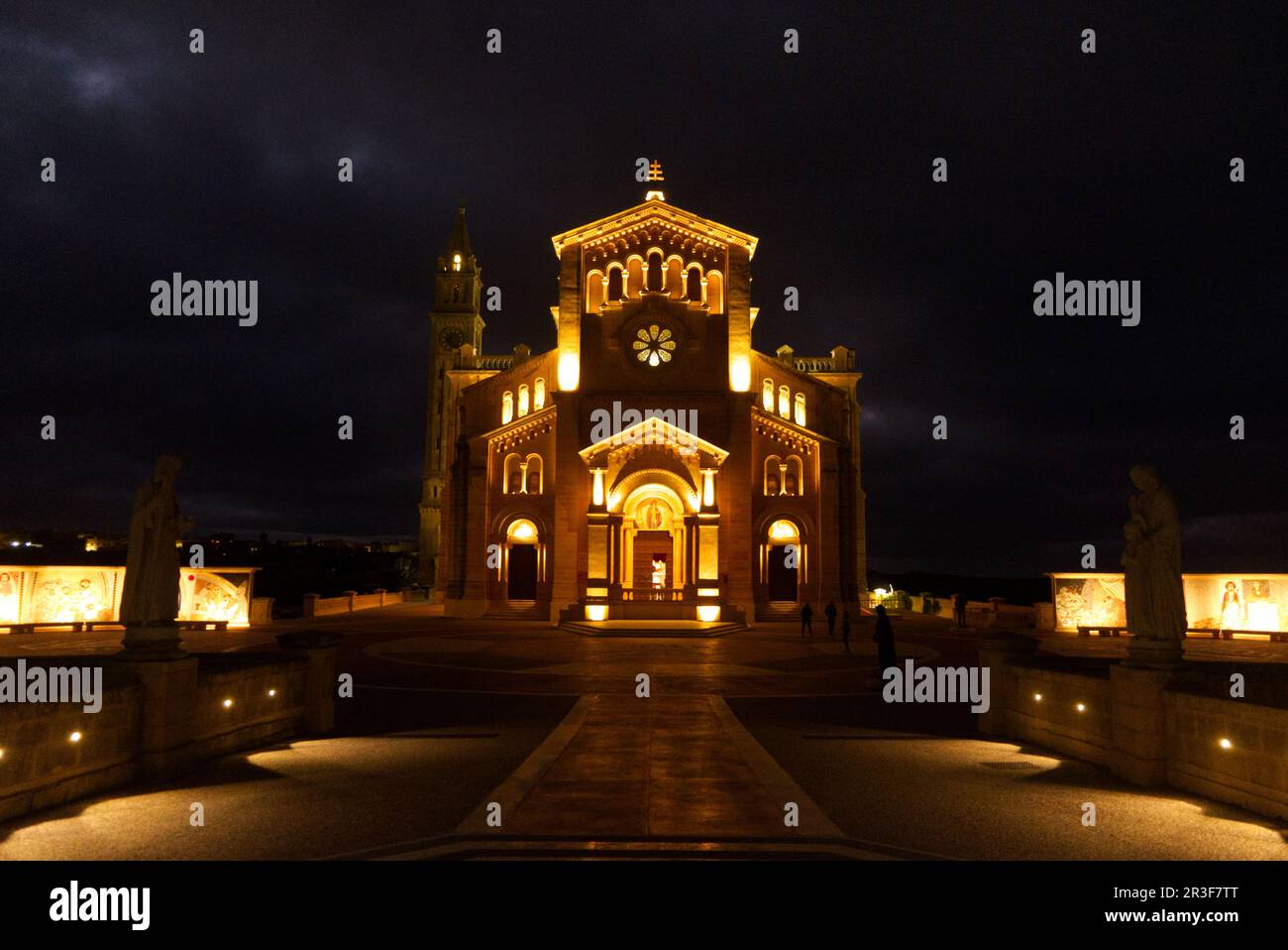 Gharb, Basilica ta' Pinu, Gozo, Malta Stock Photo - Alamy