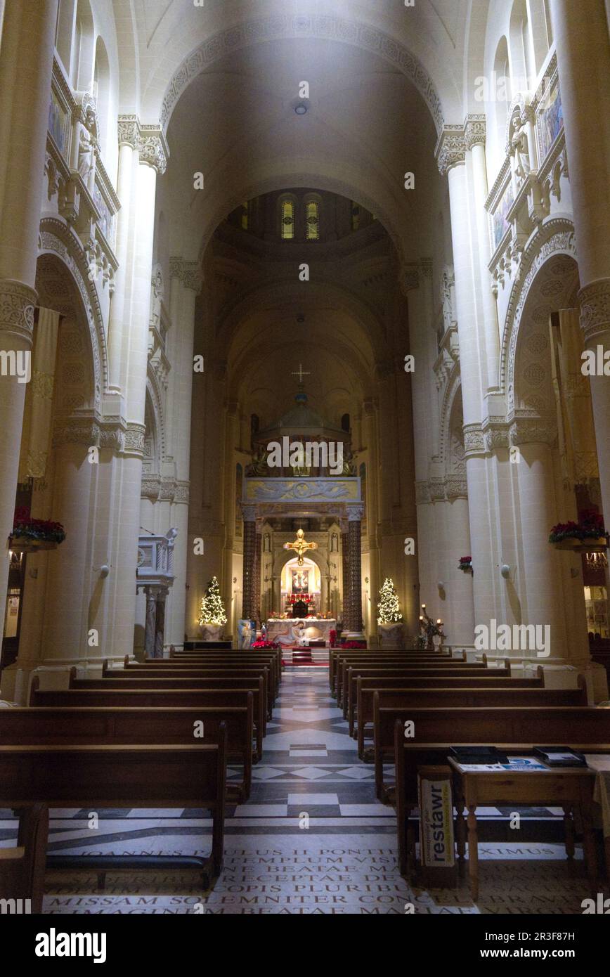 Gharb, Basilica ta' Pinu, Gozo, Malta Stock Photo - Alamy