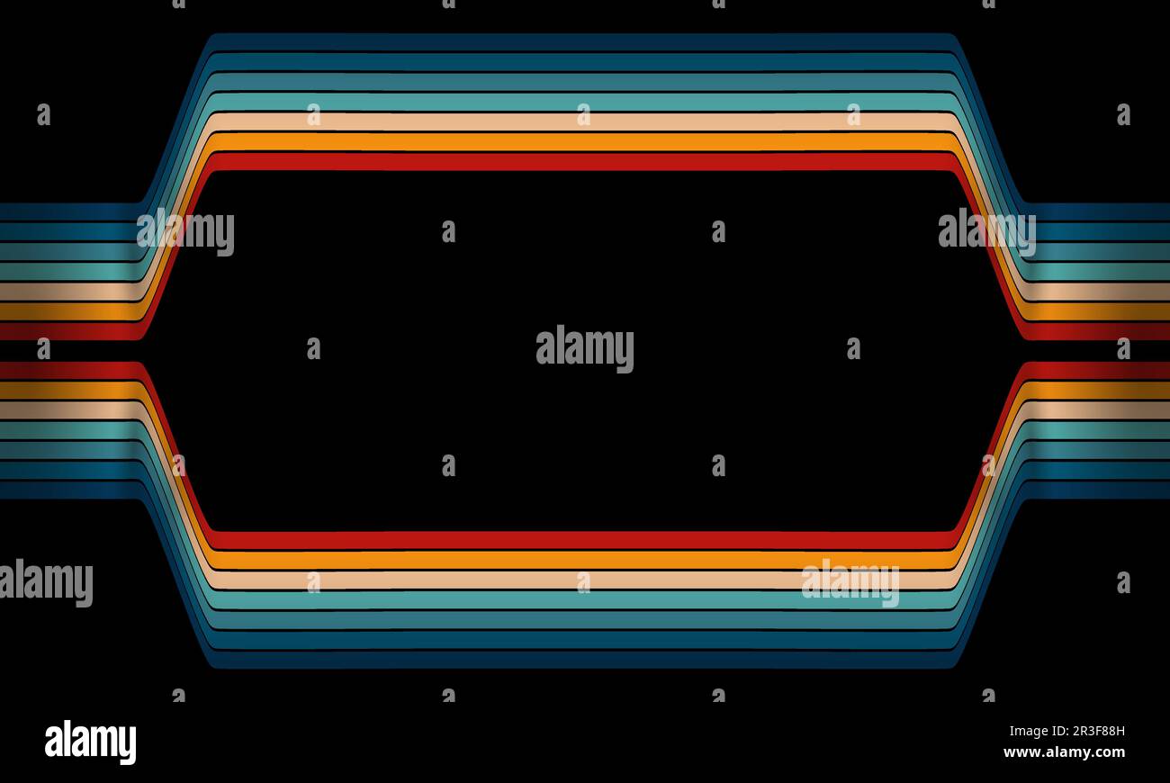 Vintage Striped Backgrounds, Posters, Banner Samples, Retro Colors from ...