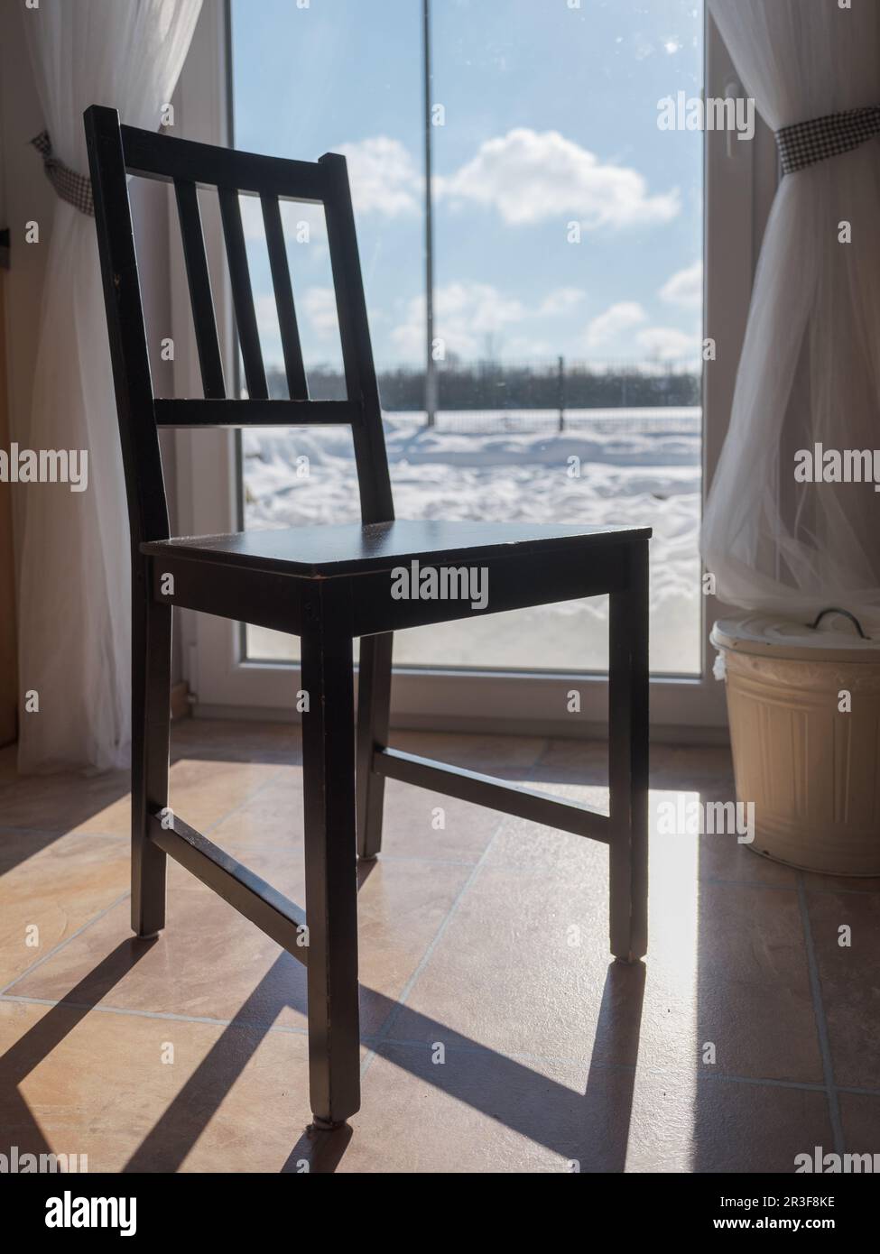 Chair by window hi-res stock photography and images - Alamy