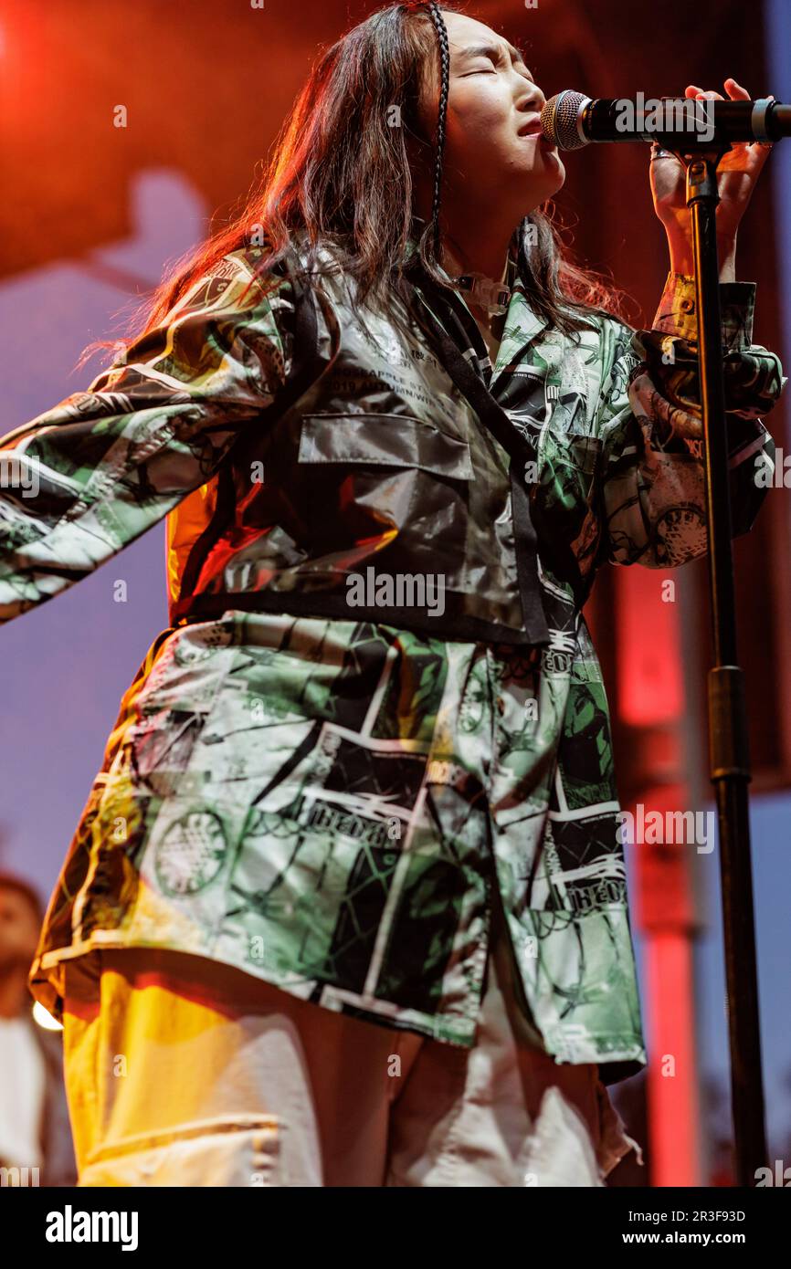 Sacramento, United States. 20th May, 2023. American Singer Audrey Chu ...