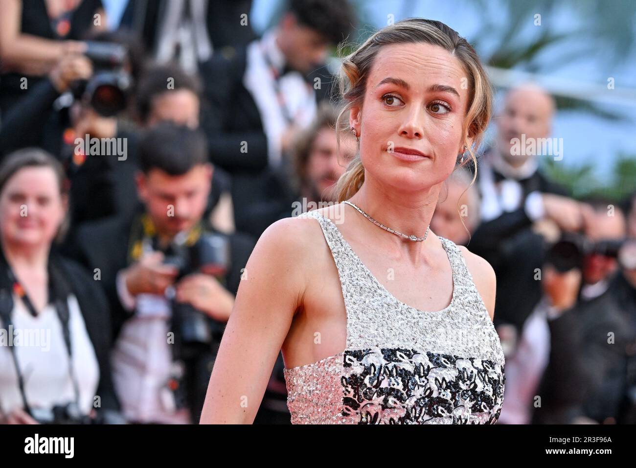 Cannes, France. 23rd May, 2023. Brie Larson at the premiere of the ...