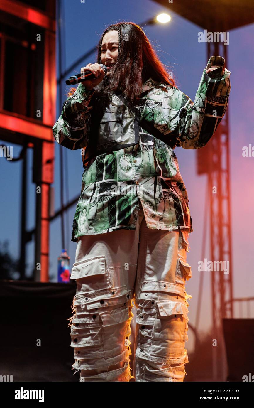 Sacramento, United States. 20th May, 2023. American Singer Audrey Chu ...
