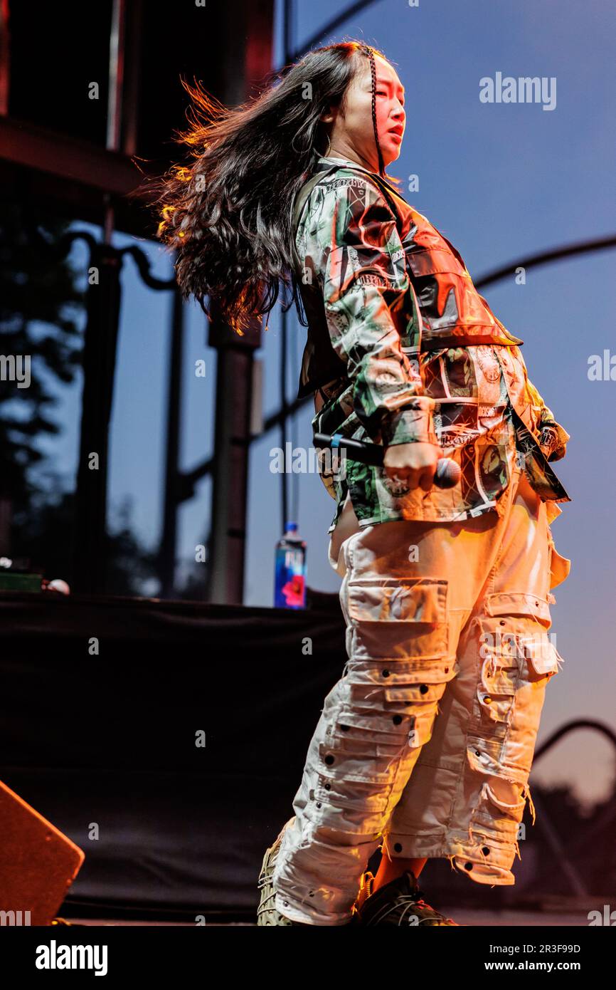 Sacramento, United States. 20th May, 2023. American Singer Audrey Chu ...