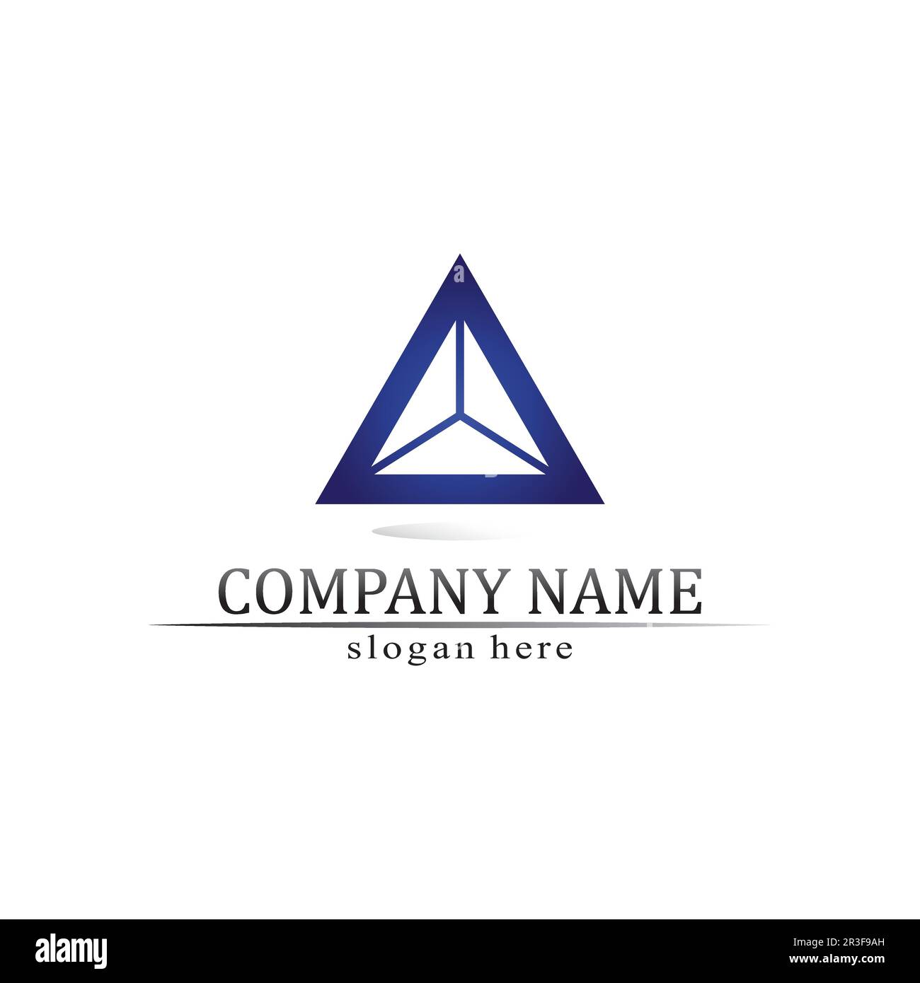 triangle pyramid logo design and vector symbol egyptian and logo ...
