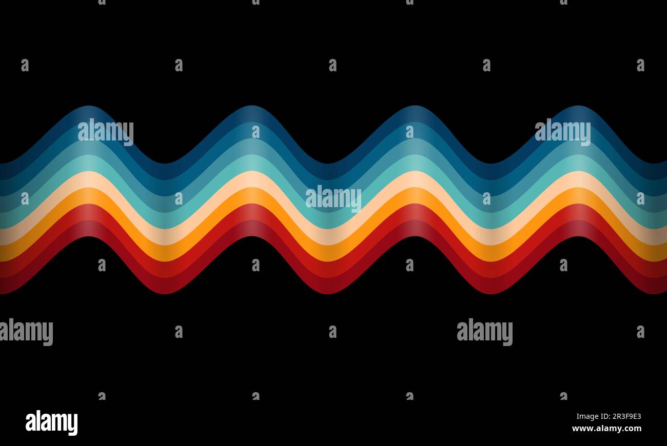 Vintage Striped Backgrounds, Posters, Banner Samples, Retro Colors from ...