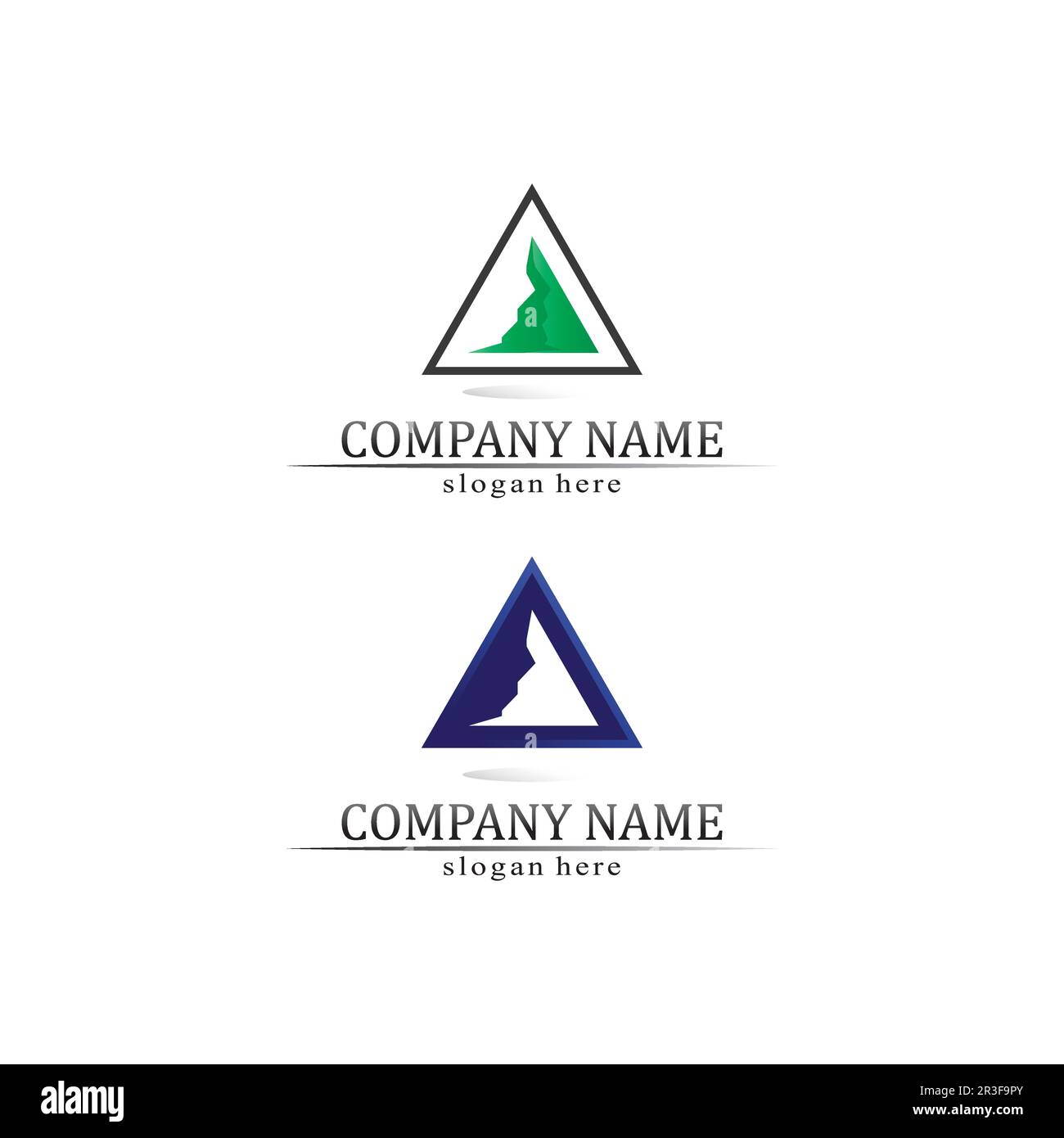 triangle pyramid logo design and vector symbol egyptian and logo ...
