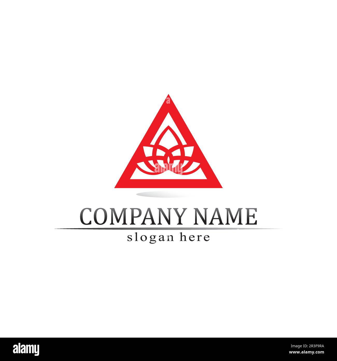 triangle pyramid logo design and vector symbol egyptian and logo ...