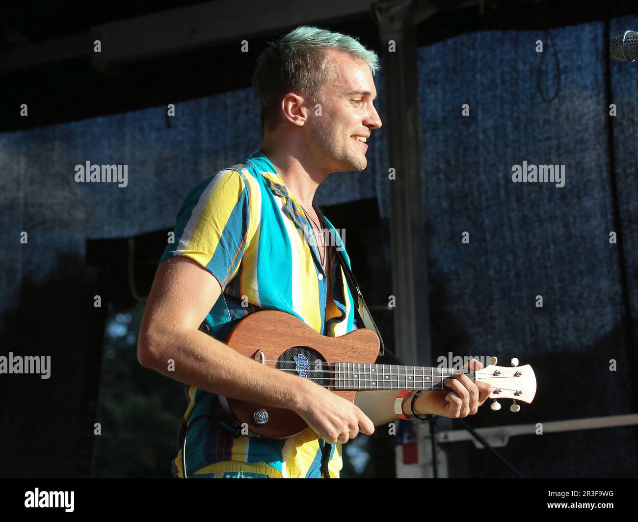 German ESC participant 2021 Jendrik Sigwart performing at CSD 2021 in ...
