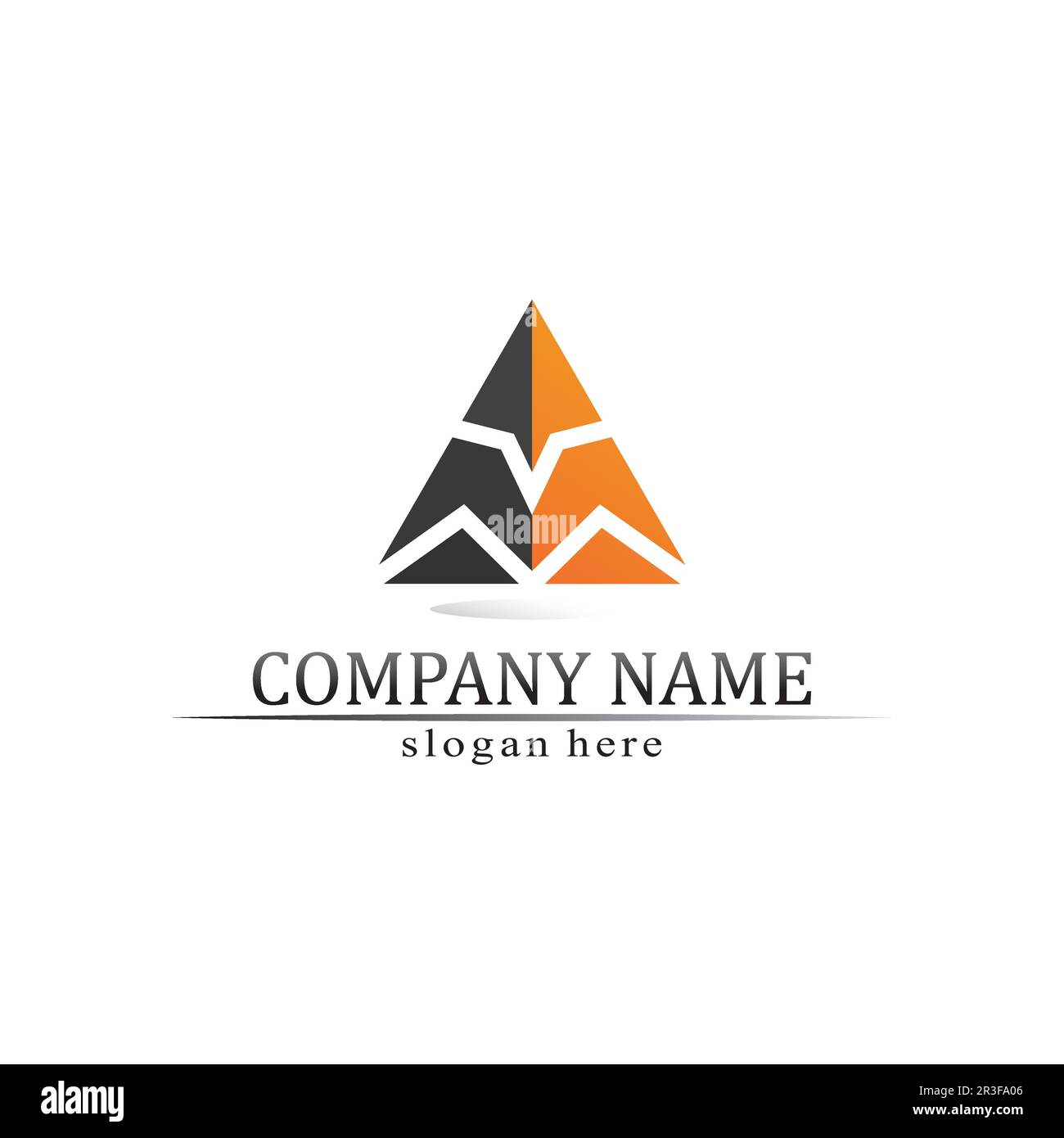 triangle pyramid logo design and vector symbol egyptian and logo ...