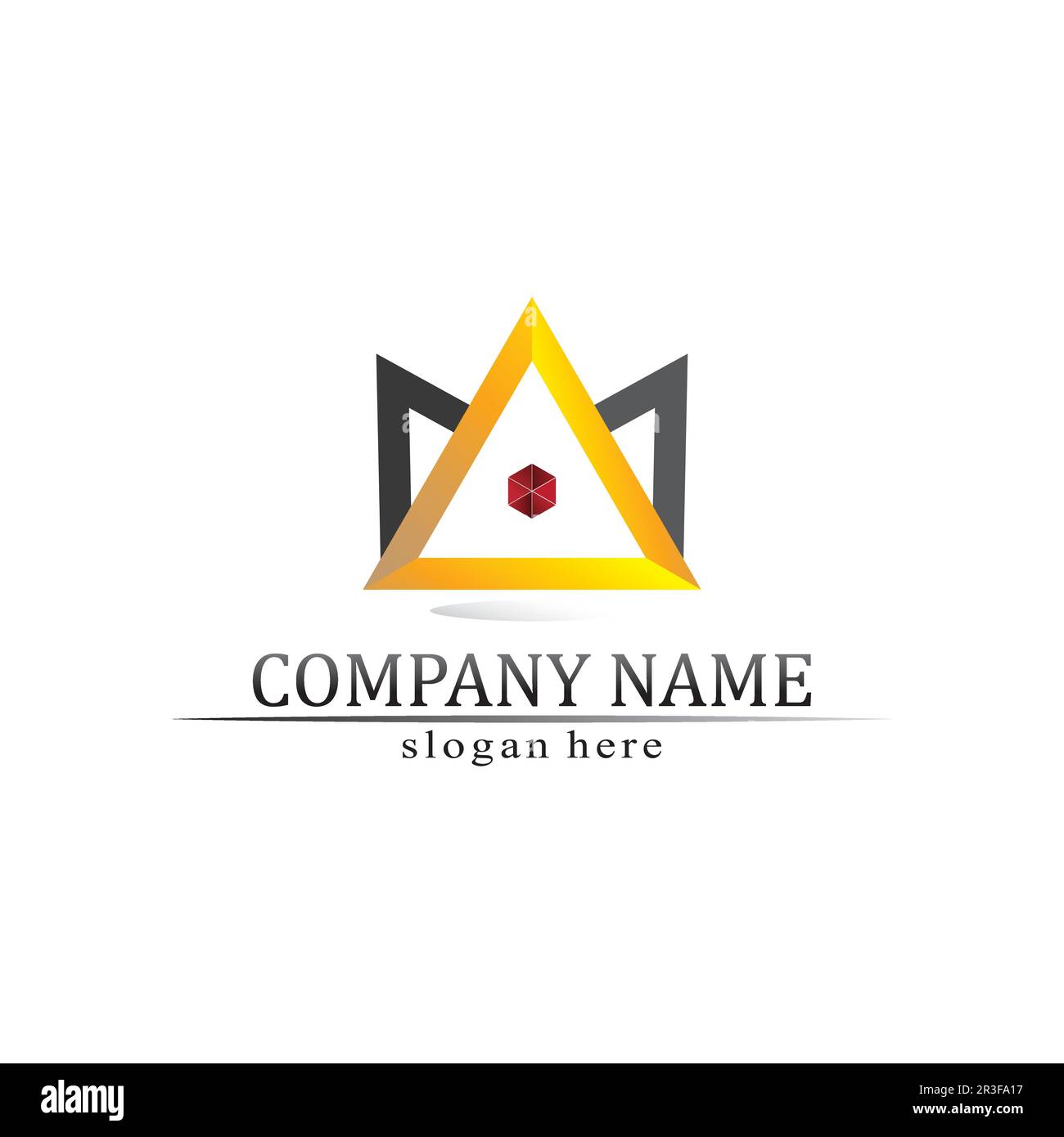 triangle pyramid logo design and vector symbol egyptian and logo ...