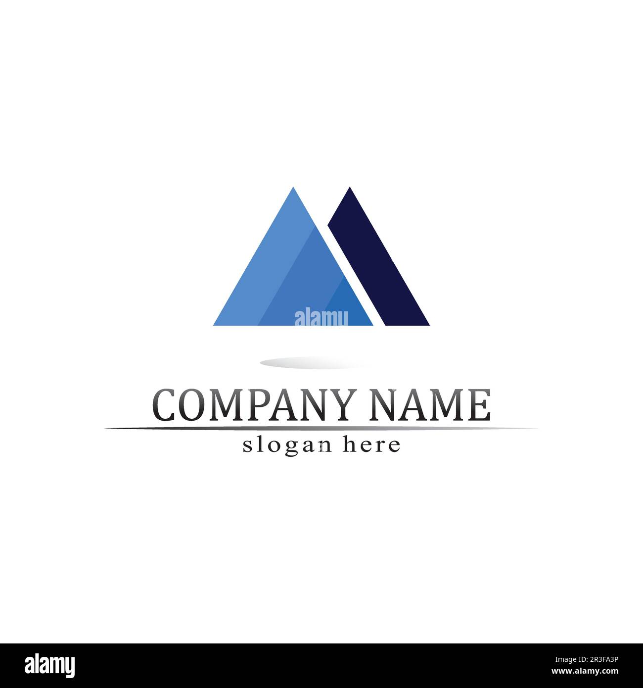triangle pyramid logo design and vector symbol egyptian and logo ...