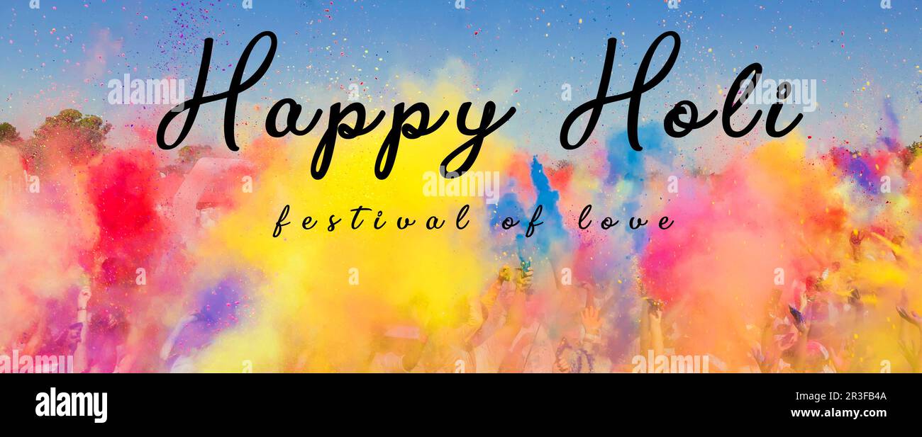 Powder paint festival hi-res stock photography and images - Alamy