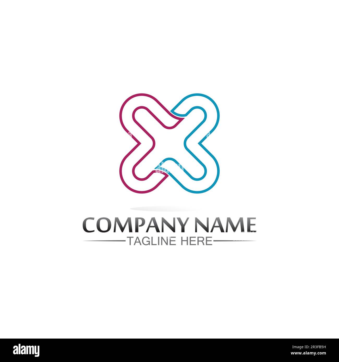 X logo and Letter X vector, Logo Template, Illustration Design vector ...