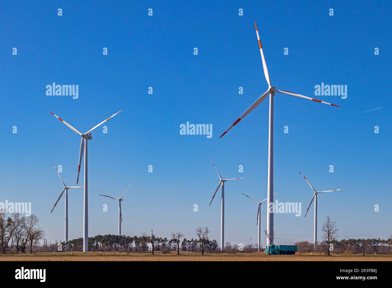Wind farm brandenburg hi-res stock photography and images - Alamy