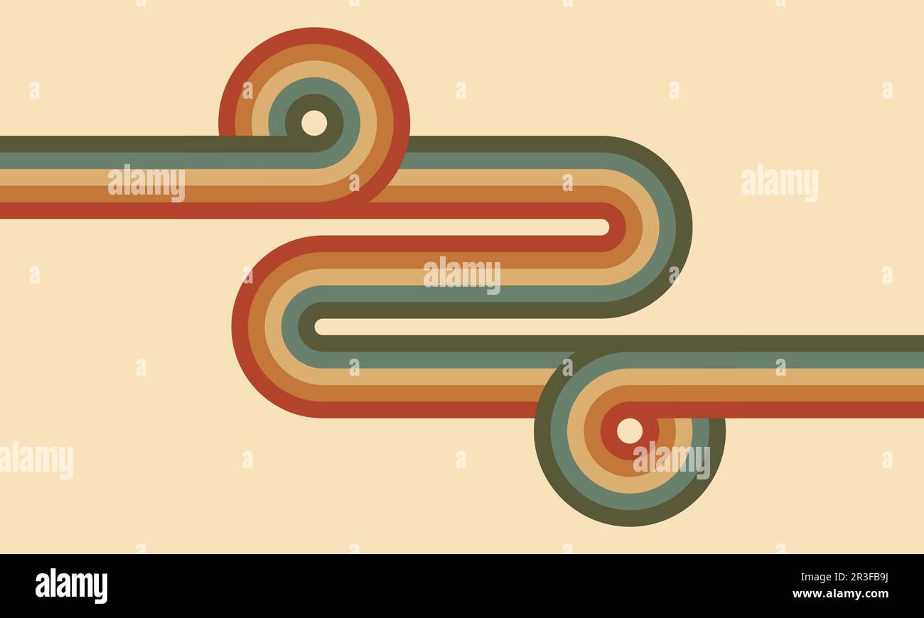Vintage Striped Backgrounds, Posters, Banner Samples, Retro Colors from ...