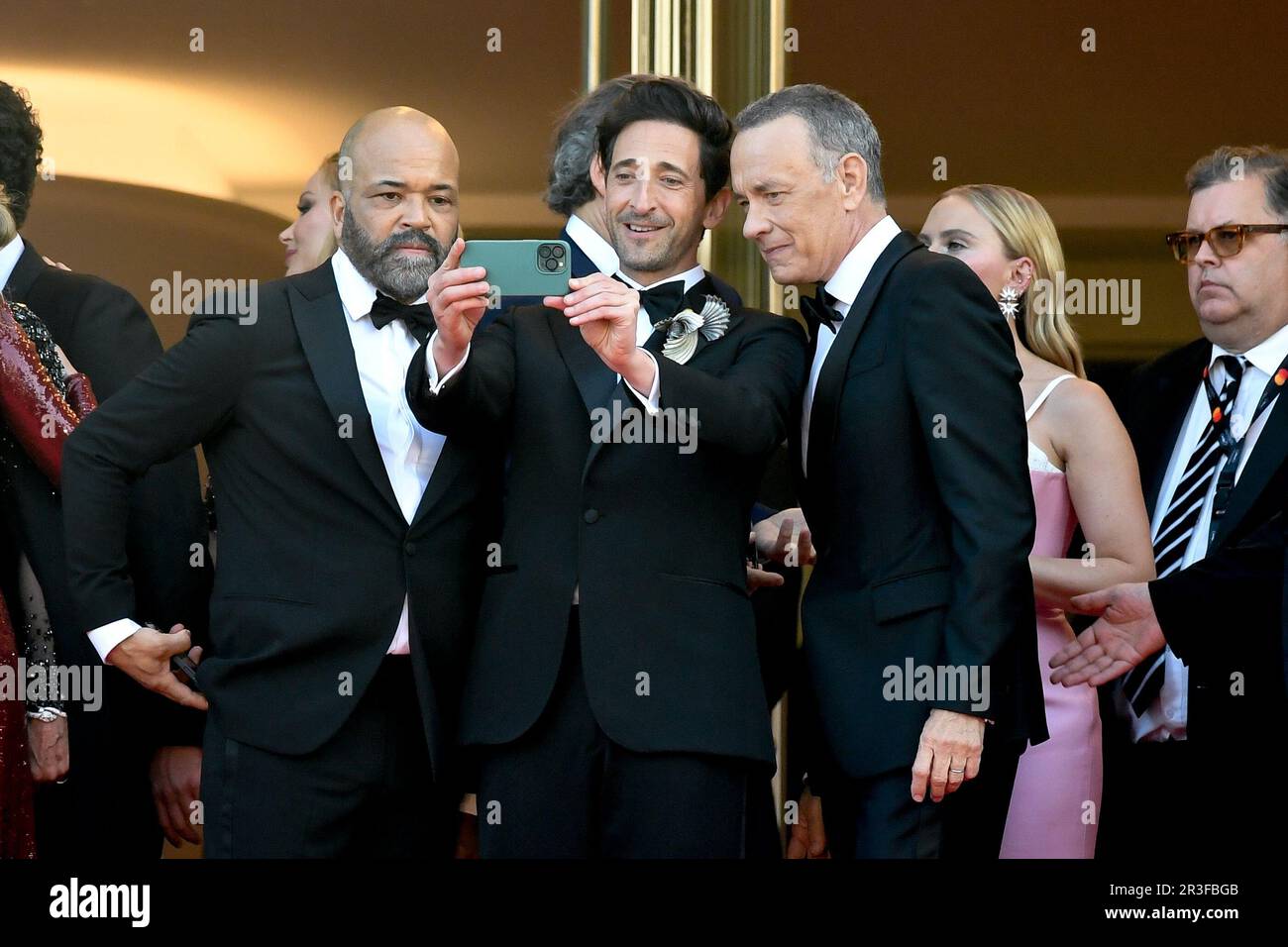 Cannes, France. 23rd May, 2023. Jeffrey Wright, Rupert Friend, Rita ...