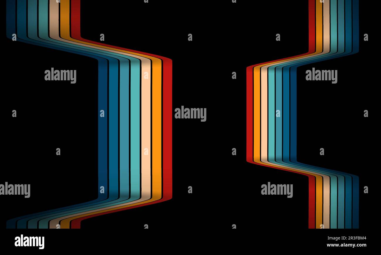 Vintage Striped Backgrounds, Posters, Banner Samples, Retro Colors from ...