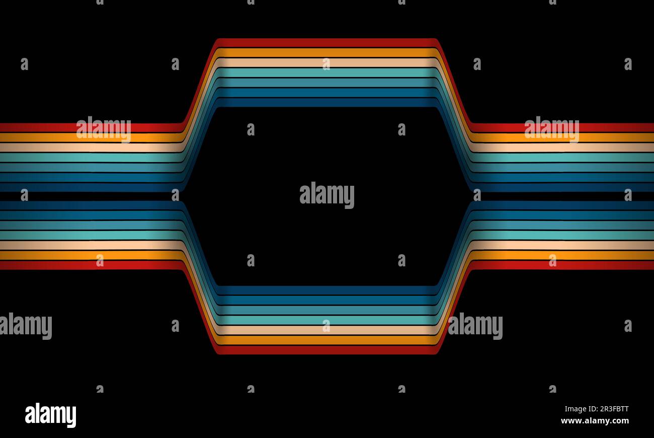 Vintage Striped Backgrounds, Posters, Banner Samples, Retro Colors from ...