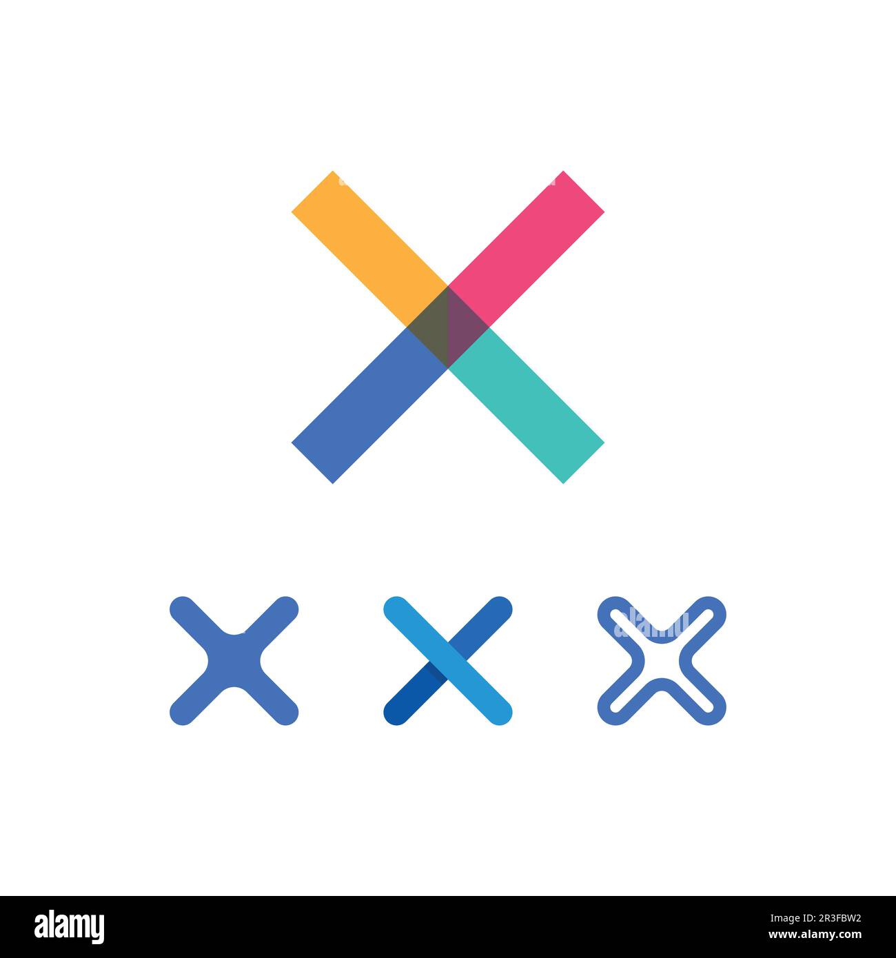 X logo and Letter X vector, Logo Template, Illustration Design vector ...