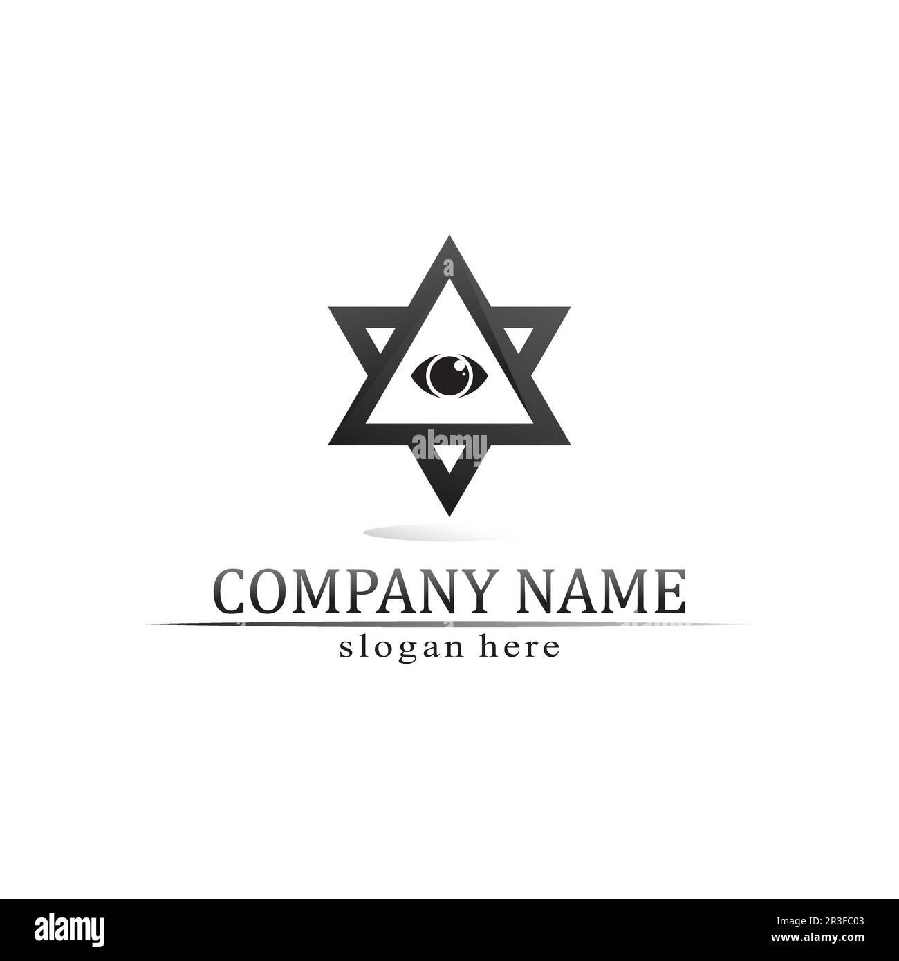 triangle pyramid logo design and vector symbol egyptian and logo ...