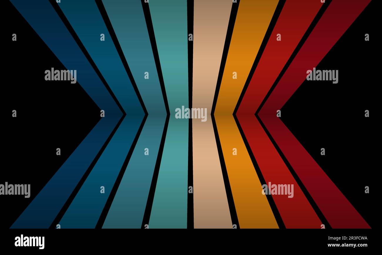 Vintage Striped Backgrounds, Posters, Banner Samples, Retro Colors from ...