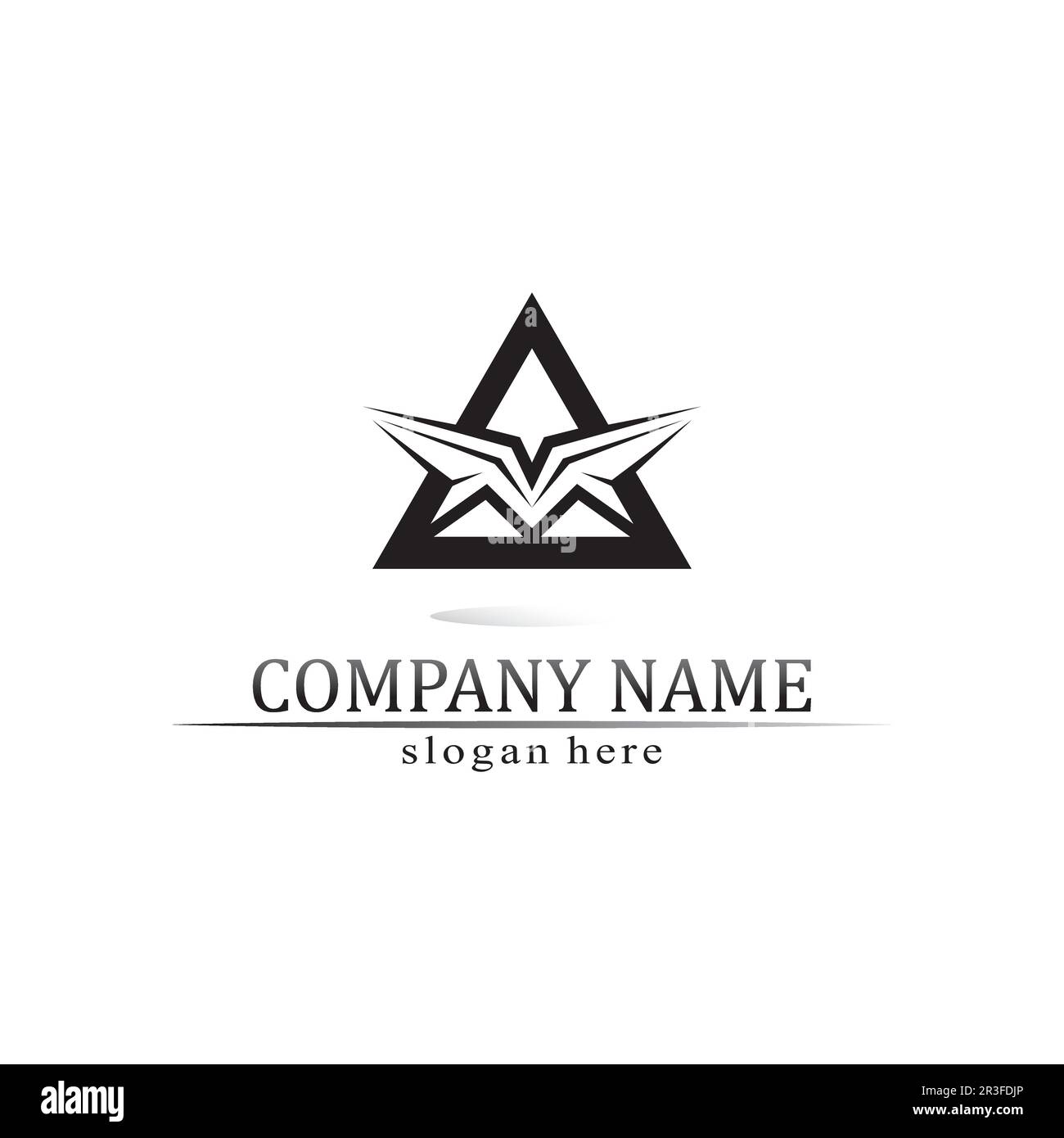 triangle pyramid logo design and vector symbol egyptian and logo ...