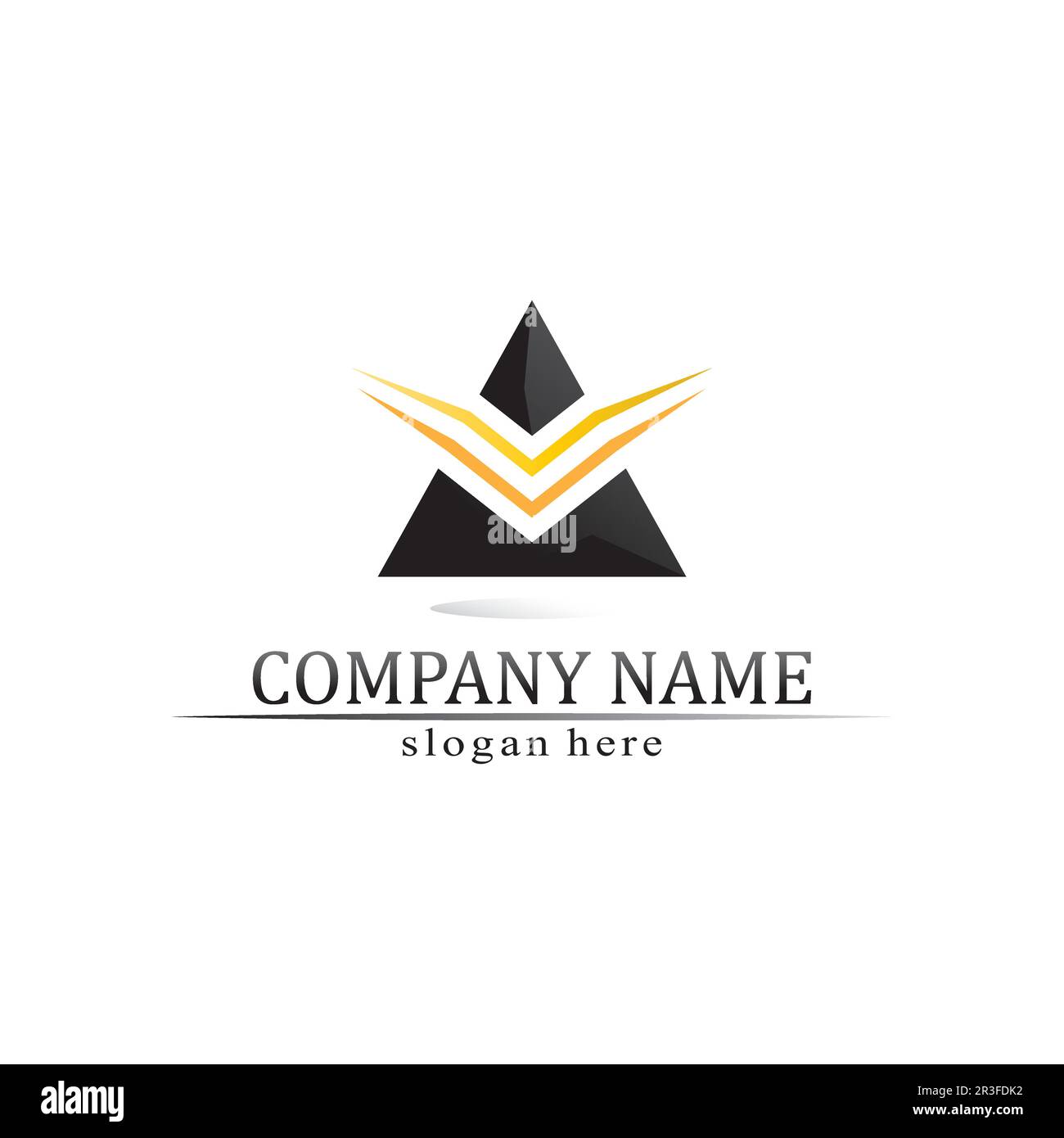 triangle pyramid logo design and vector symbol egyptian and logo ...