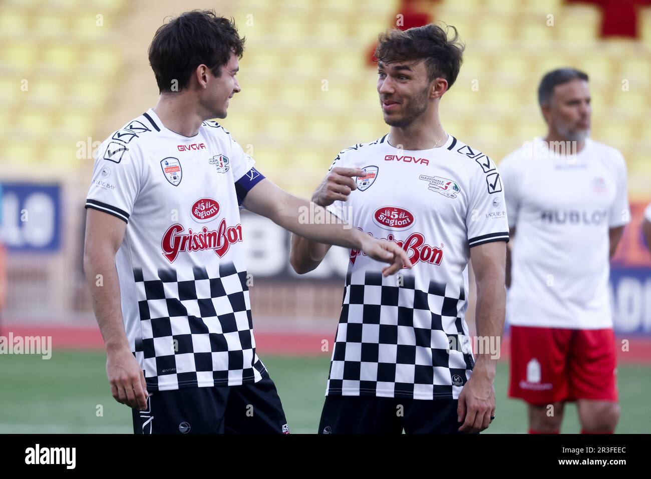 Monaco, Monaco. 23rd May, 2023. Charles Leclerc of Ferrari and Pierre ...