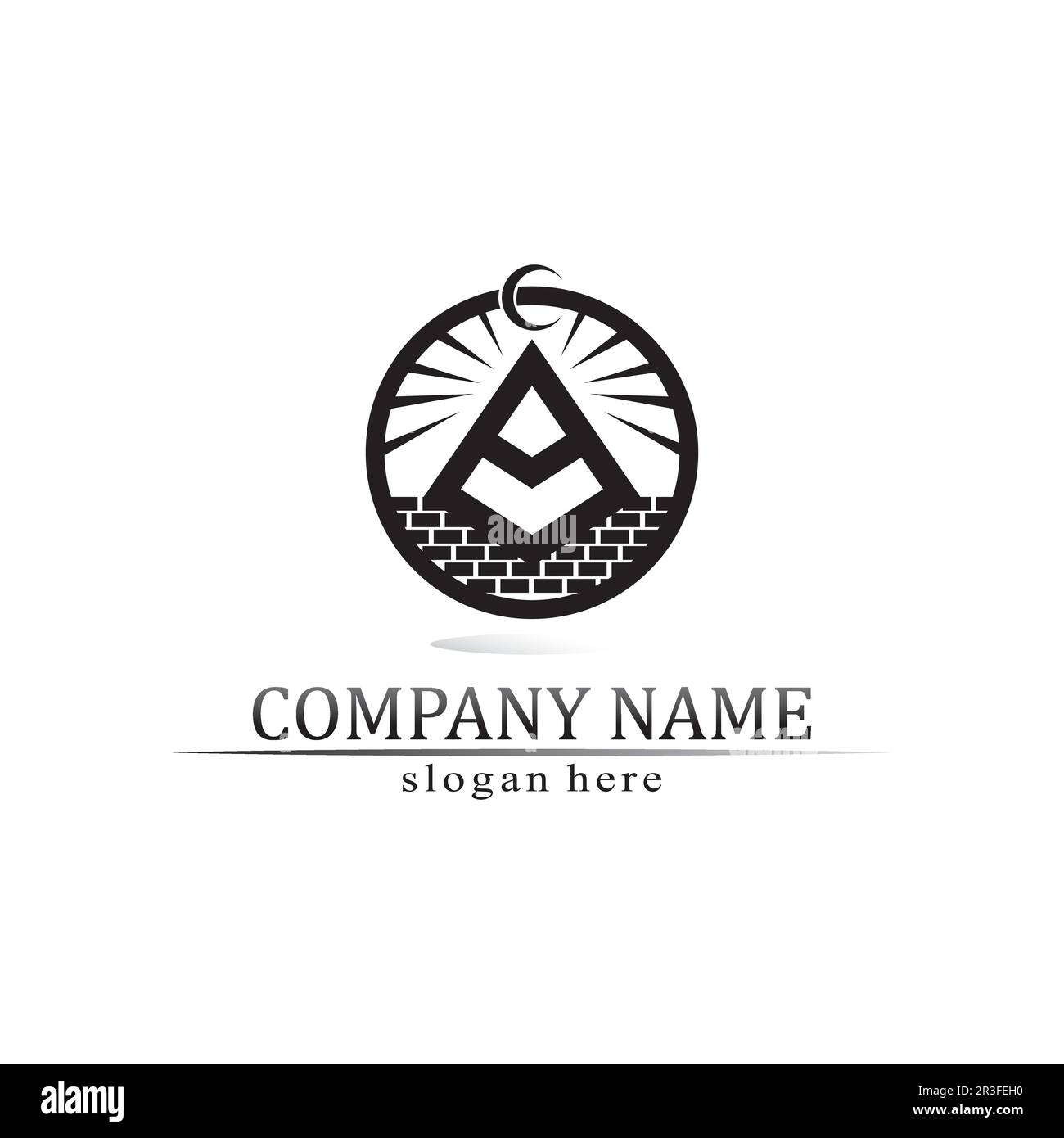 triangle pyramid logo design and vector symbol egyptian and logo ...