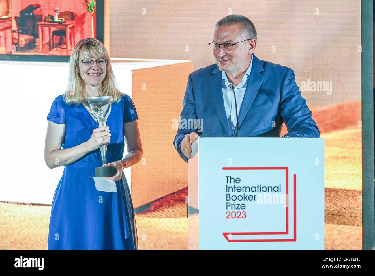 London, UK. 23rd May, 2023. Winner Georgi Gospodinov is a Bulgarian ...