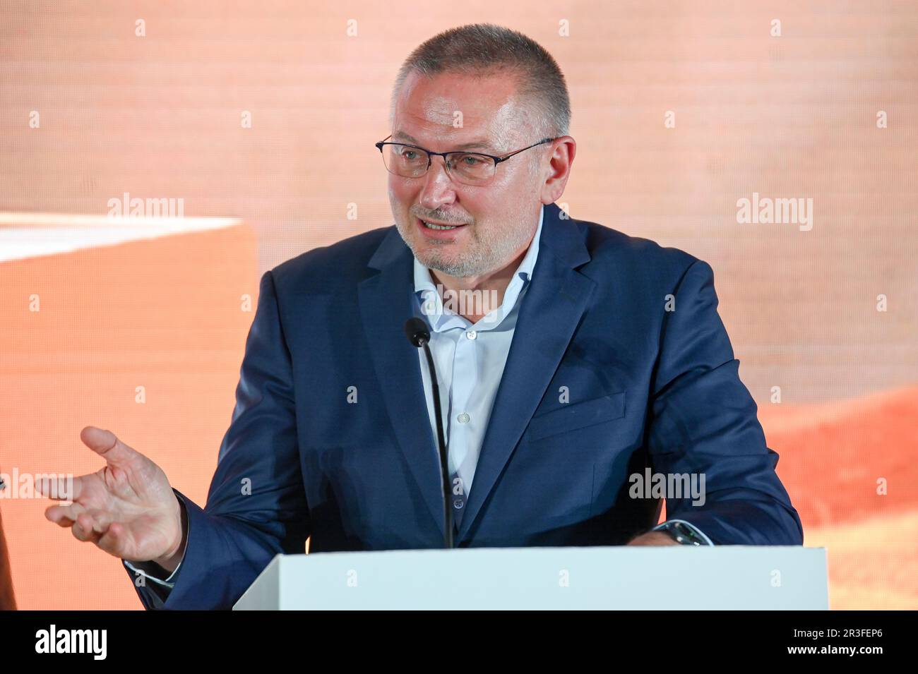 London, UK. 23rd May, 2023. Winner Georgi Gospodinov is a Bulgarian ...