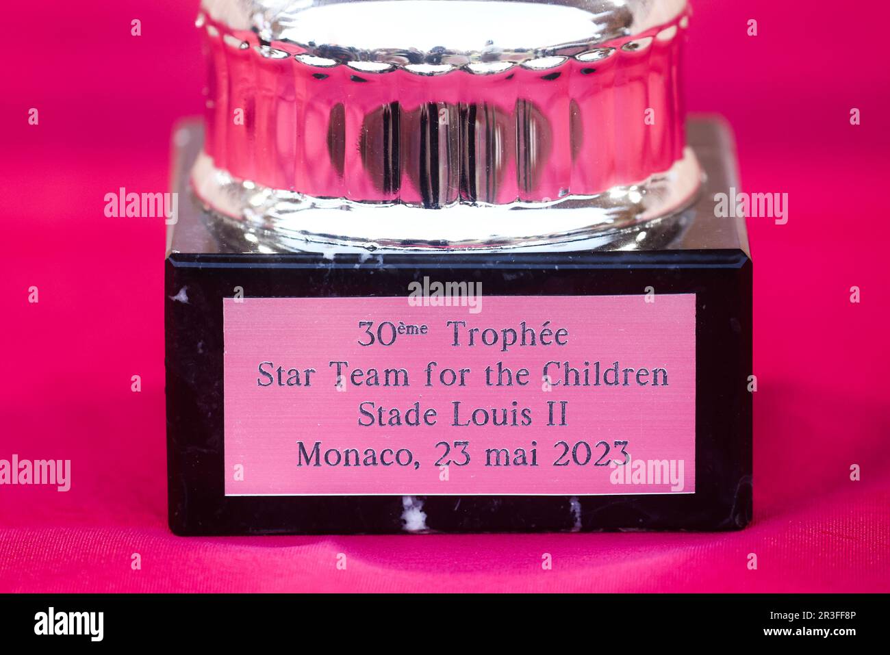 Monaco, Monaco. 23rd May, 2023. Monaco, May 23, 2023. The trophy of ...