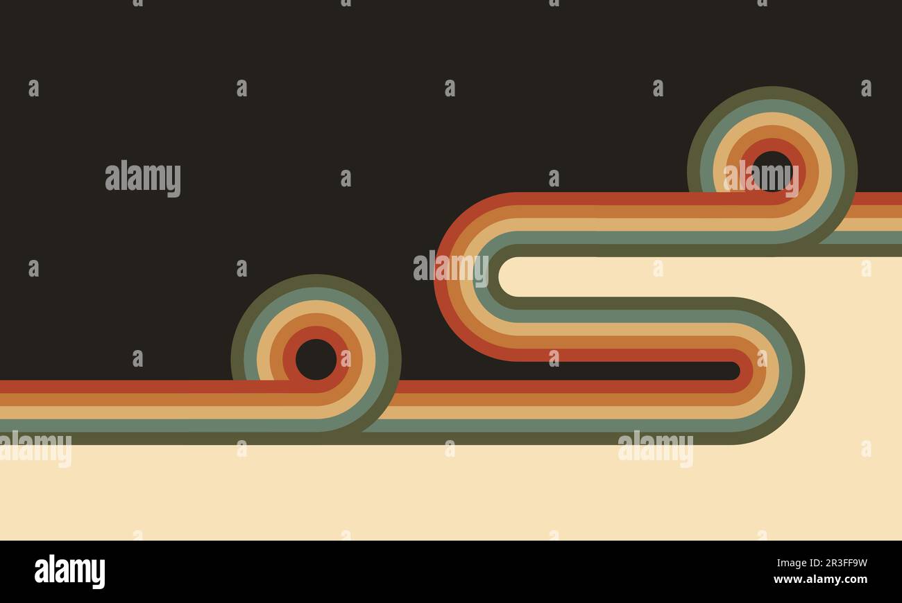 Vintage Striped Backgrounds, Posters, Banner Samples, Retro Colors from ...