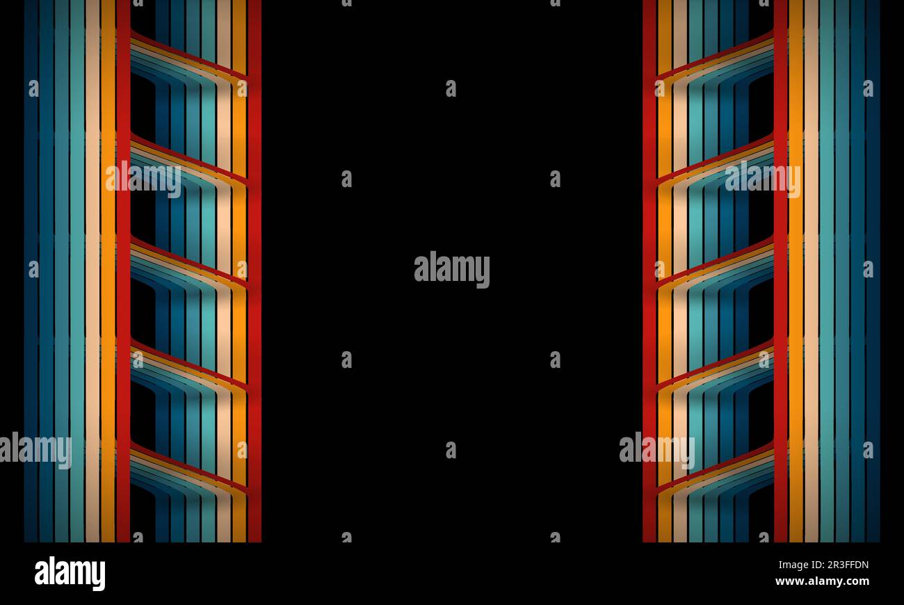 Vintage Striped Backgrounds, Posters, Banner Samples, Retro Colors from ...