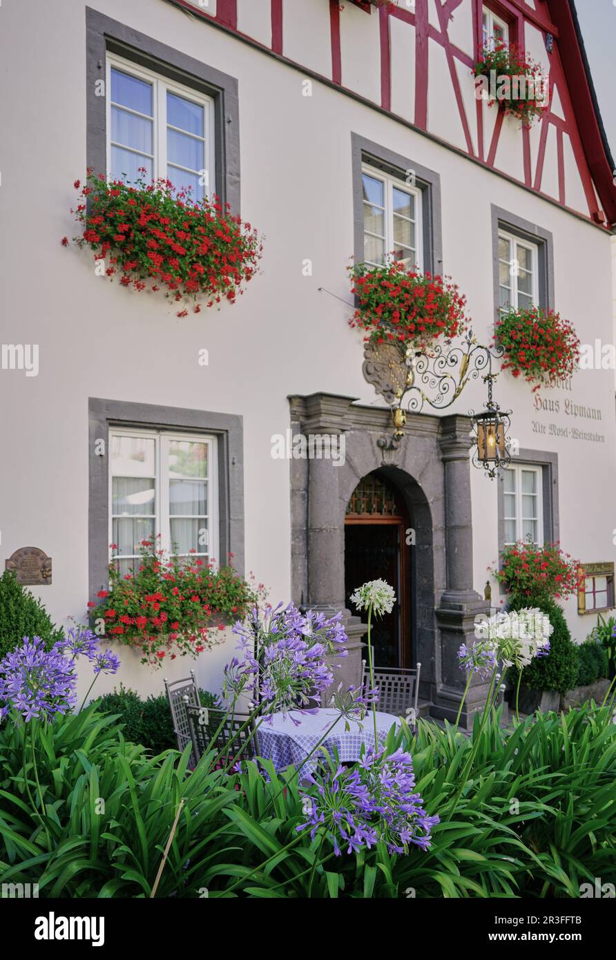 Table for two in scenic setting awaits in the medieval town of ...