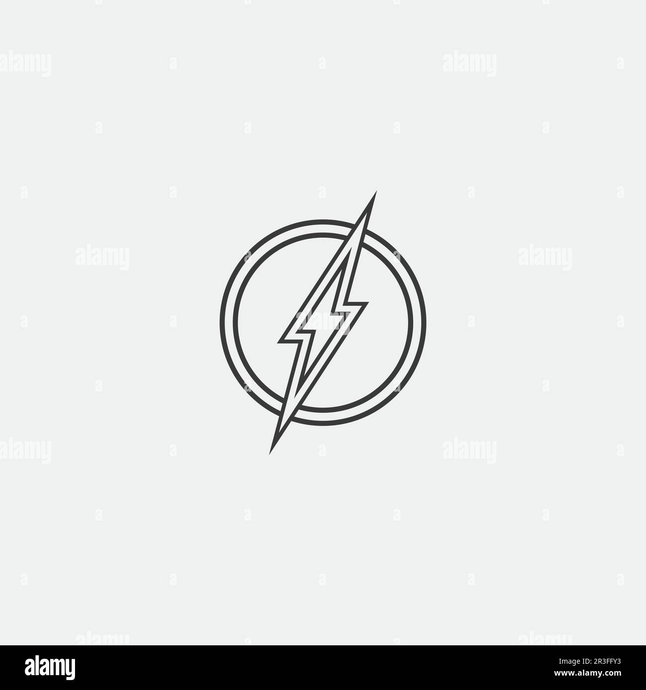 flash electric Vector lightning icon logo and symbols Stock Vector ...