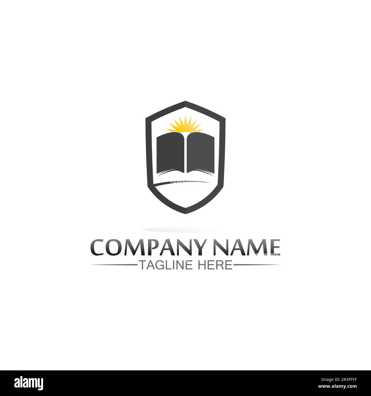 school logo and education, vector, illustration and book logo for study ...
