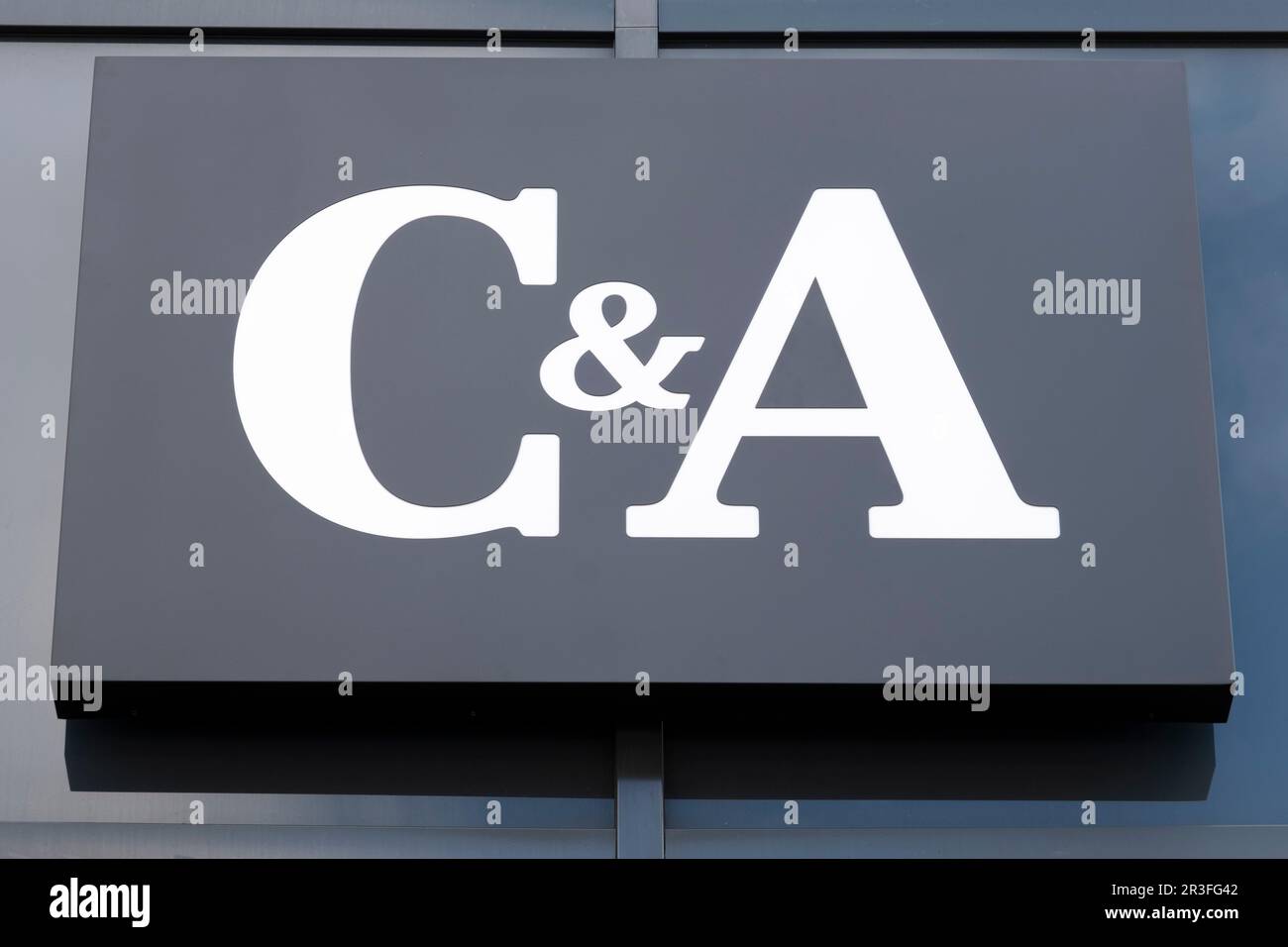 Logo sign outside c&a hi-res stock photography and images - Alamy
